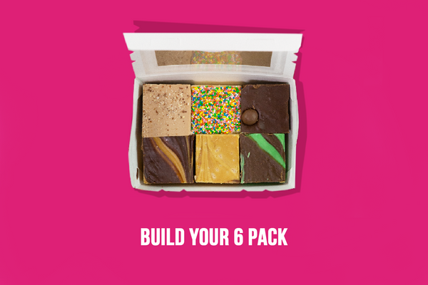BUILD YOUR OWN FUDGE BOX WITH UP TO 6 INDIVIDUAL FUDGE SQUARES ...